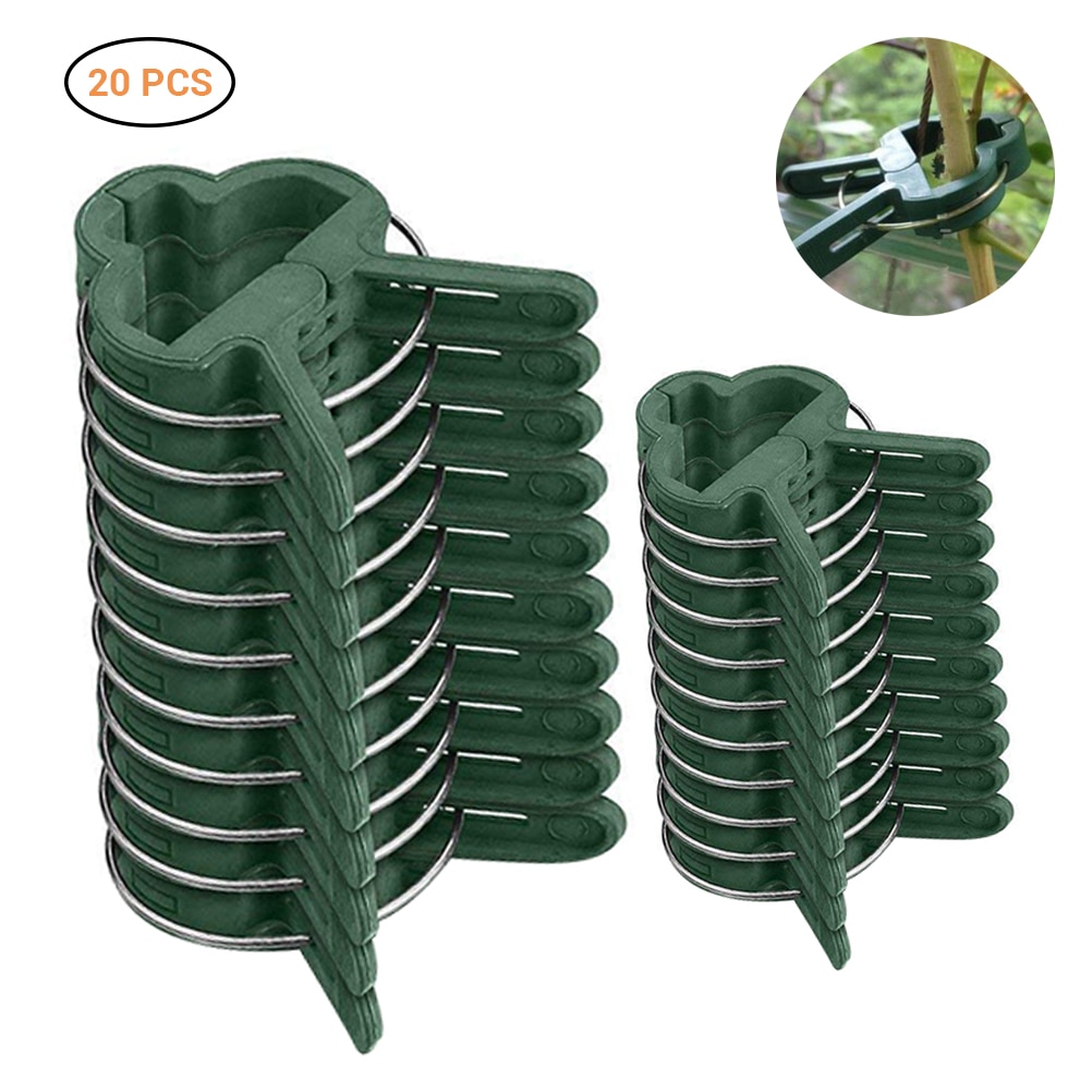 20PCS/Lot Plant And Flower Clips Garden Spring Cli... – Grandado