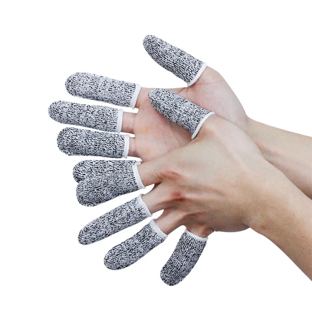 Anti-Cut Finger Cover Finger Protector Sleeve 10pc... – Grandado