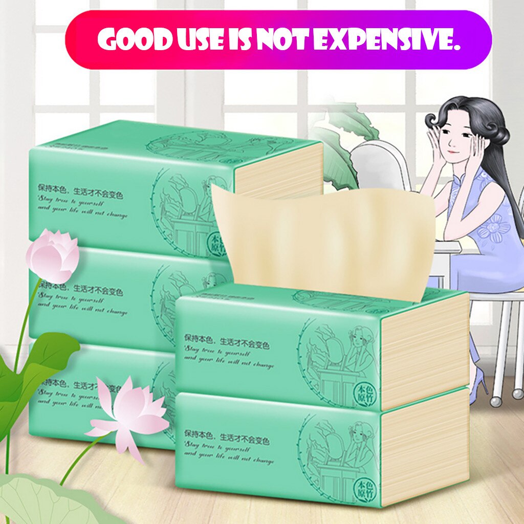 5 Packs Of Bamboo Pulp Pumping Toilet Paper Availa... – Grandado