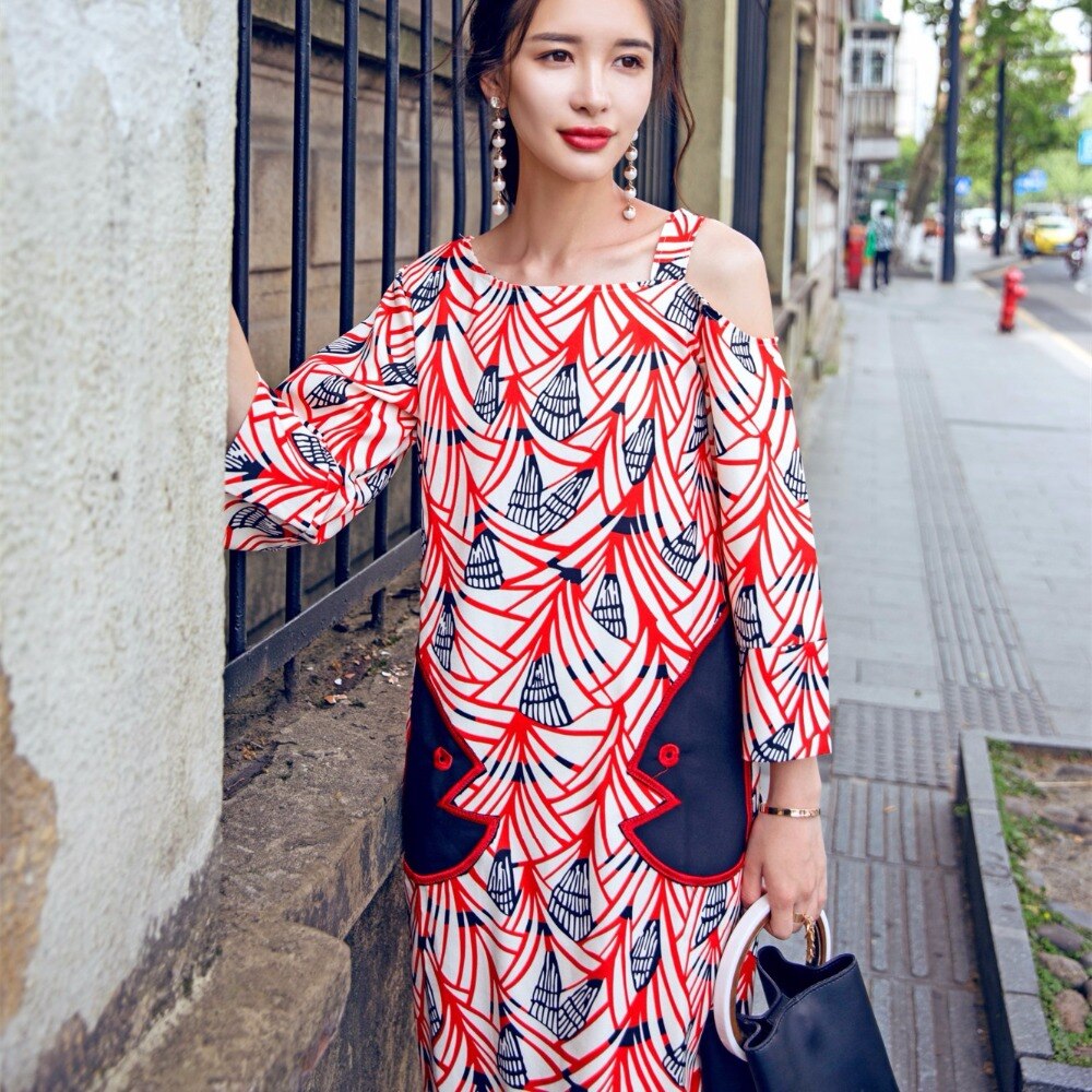 Summer Style Thailand dress With Fish Pockets Wome... – Grandado