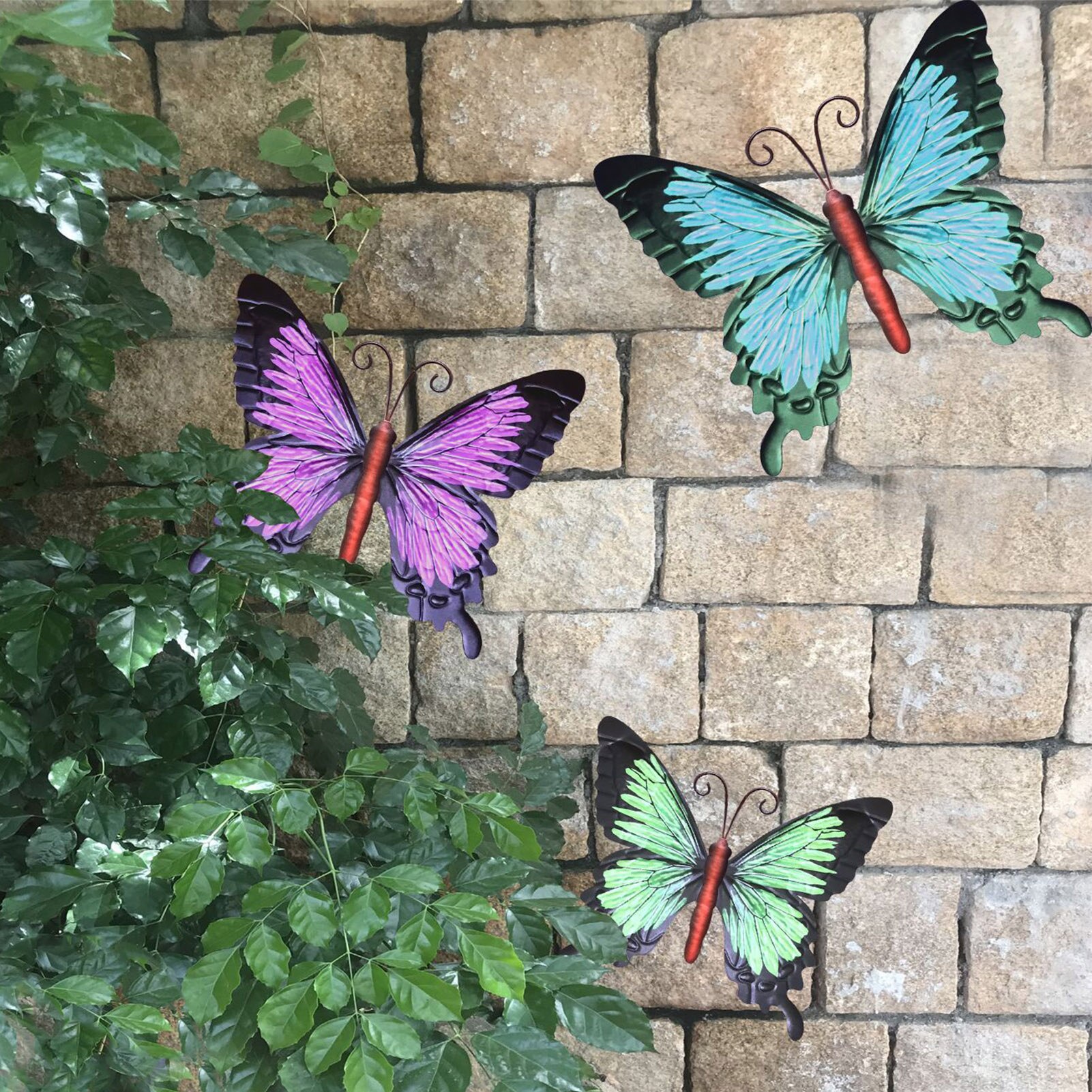 3PCS 3D Butterfly Decor Butterfly Wall Art Ornamen... – Vicedeal