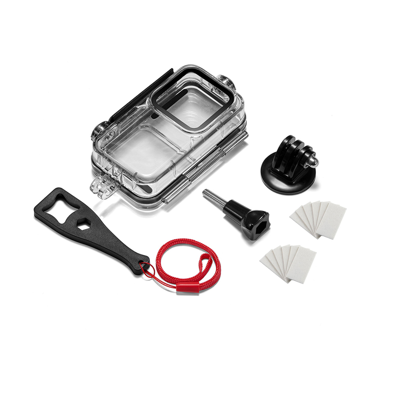 Actie Camera Waterdichte Behuizing Case Rood Paars... – Vicedeal