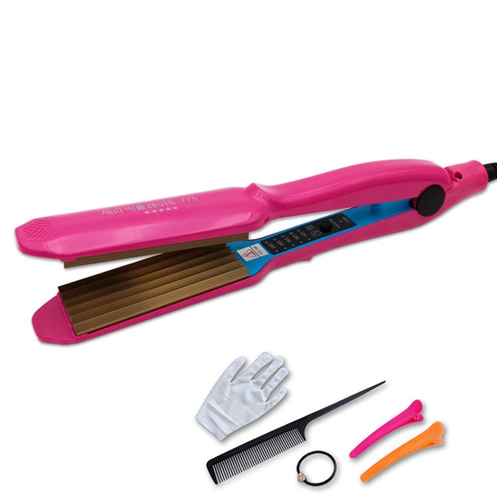 Corrugation Flat Iron Hair Curler Wave curling boa... – Vicedeal
