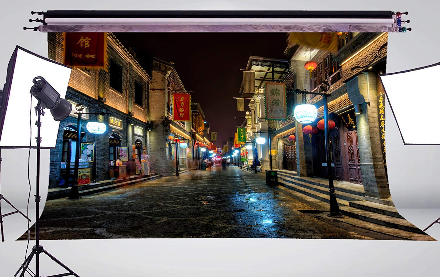 7x5ft Classic Food Street Photography Background B... – Vicedeal