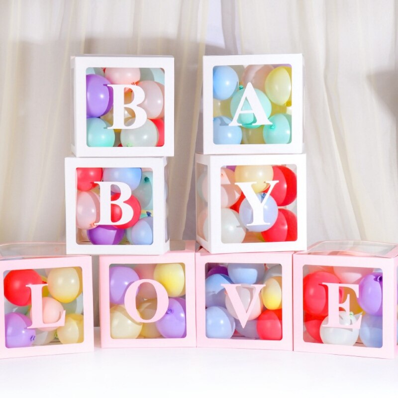 DIY Transparent Balloons Box Latex Balloon Blocks ... – Vicedeal