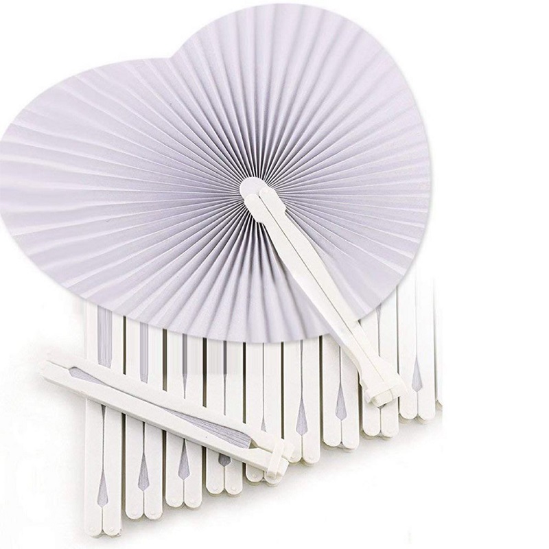 50 custom origami fans, wedding party, baby shower... – Vicedeal