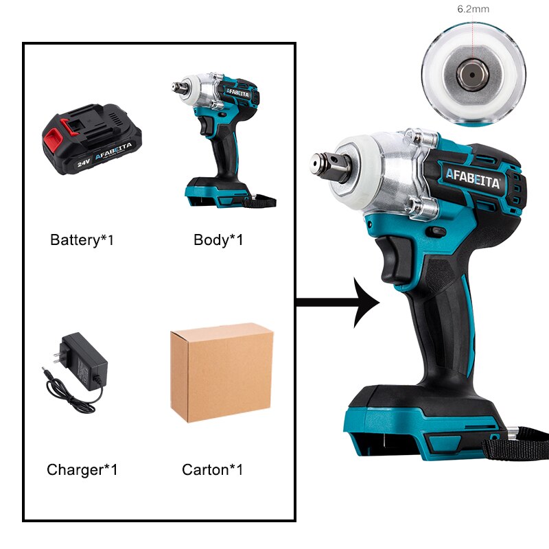 21V Electric Impact Wrench Single Use Power Tools ... – Vicedeal