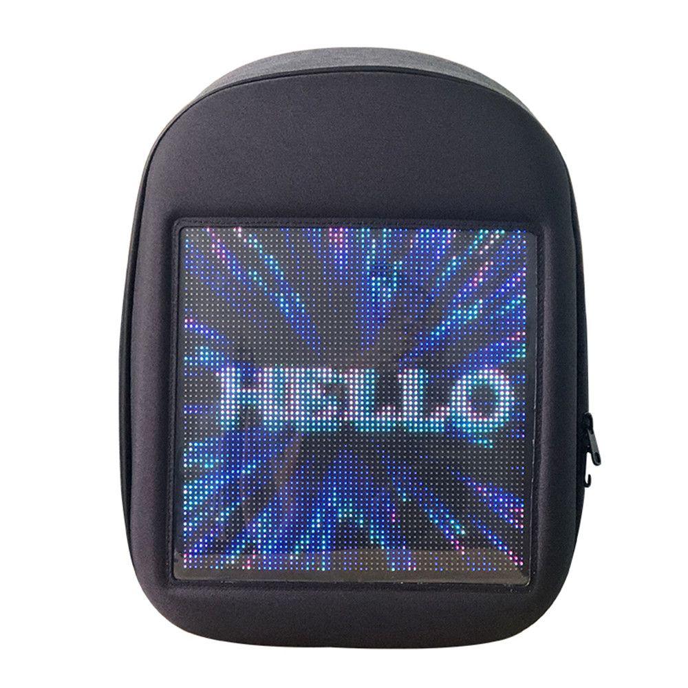 SOLLED LED Screen Display Backpack DIY Wireless Wi... – Grandado
