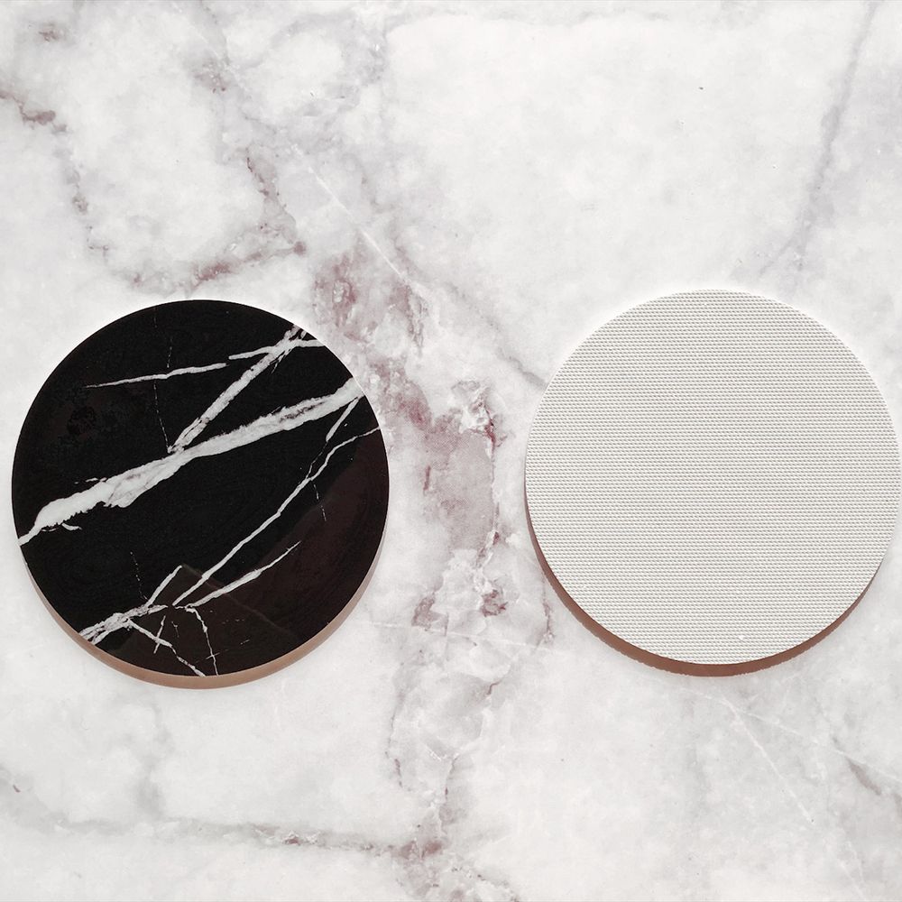 Emulation Marble Texture Cup Mat Dining Table Plac... – Grandado