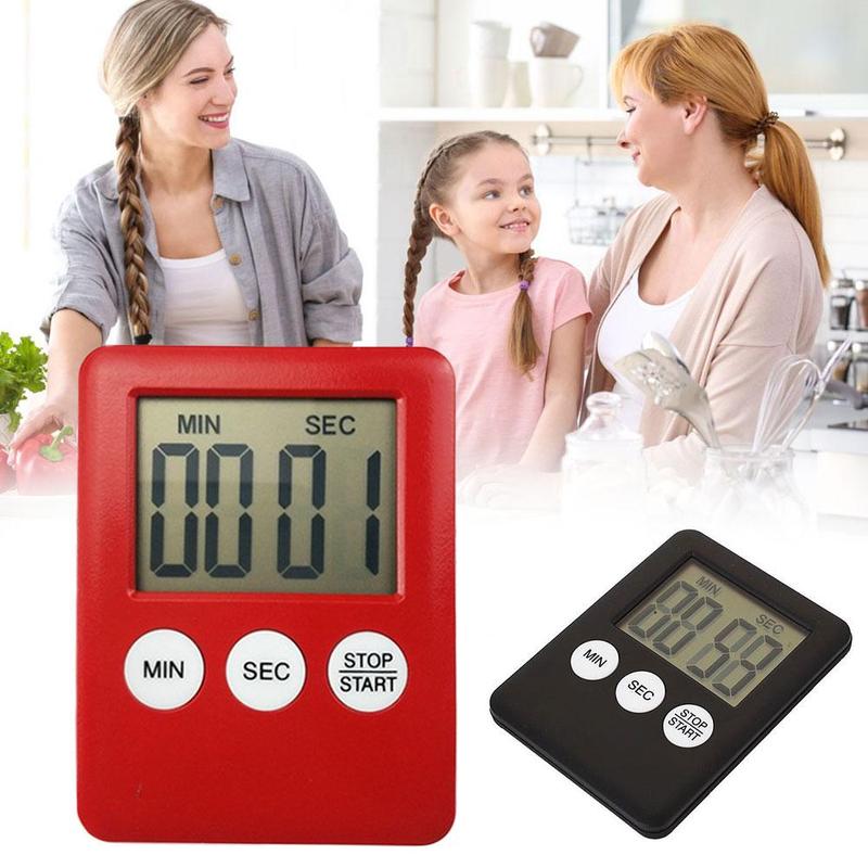 LCD Digital Screen Kitchen Timer Square Cooking Co... – Grandado