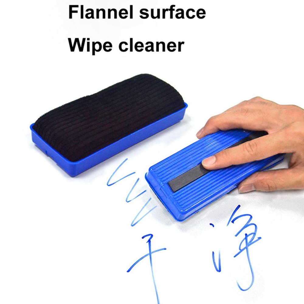 1PC Magnetic Flannel Whiteboard Eraser Plastic Mar... – Vicedeal