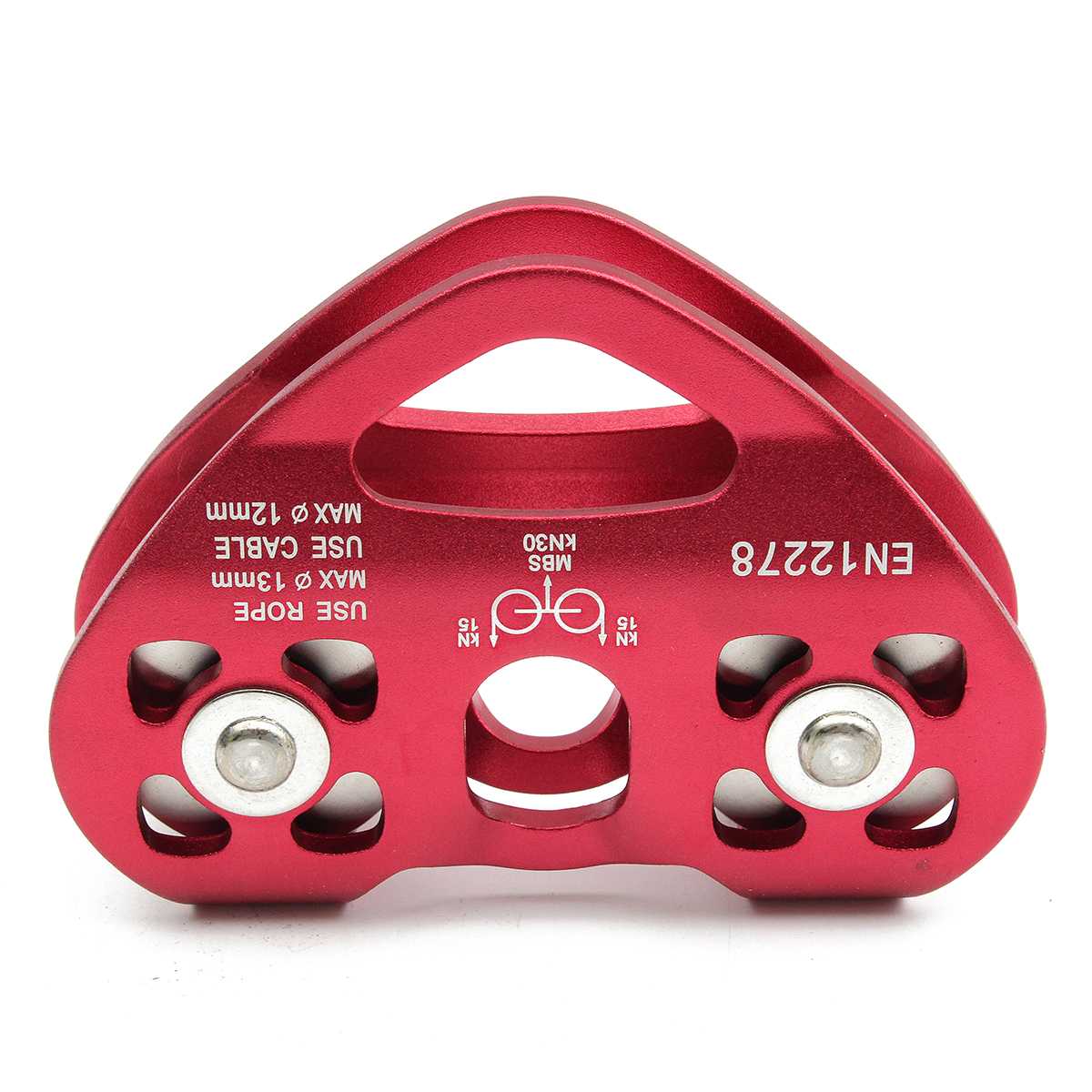 30KN Zip Line Trolley Climbing Buckle Pulley Rolle... – Grandado