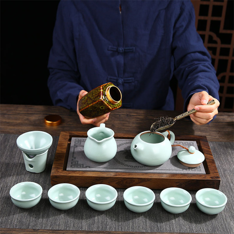 Ceramic Vintage Sealed Cans Tea Caddies Hand Print... – Vicedeal