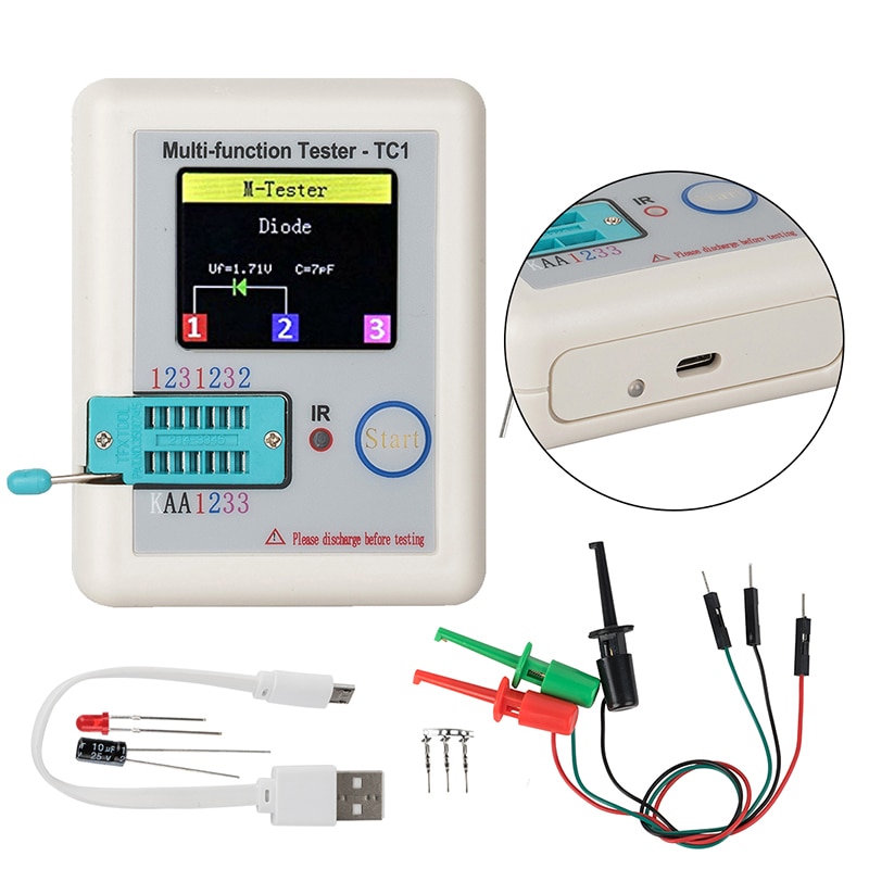 LCR-/LCR- Transistor Tester TFT Diode Triode Backlight Transistor ...