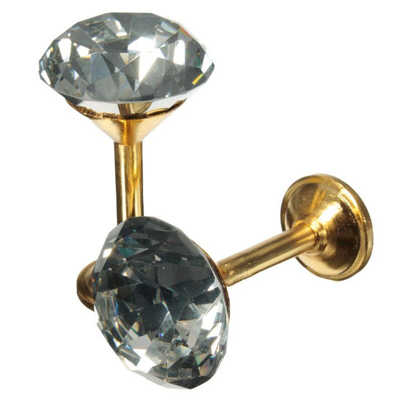 2 stk 45mm krystal vindue væg krog gardin holder t... – Grandado