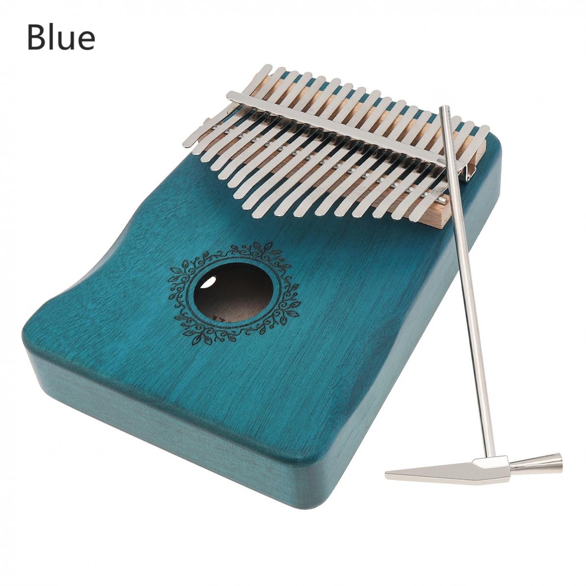 Thumb Piano 17 Keys Kalimba Thumb Piano Mahogany w... – Grandado