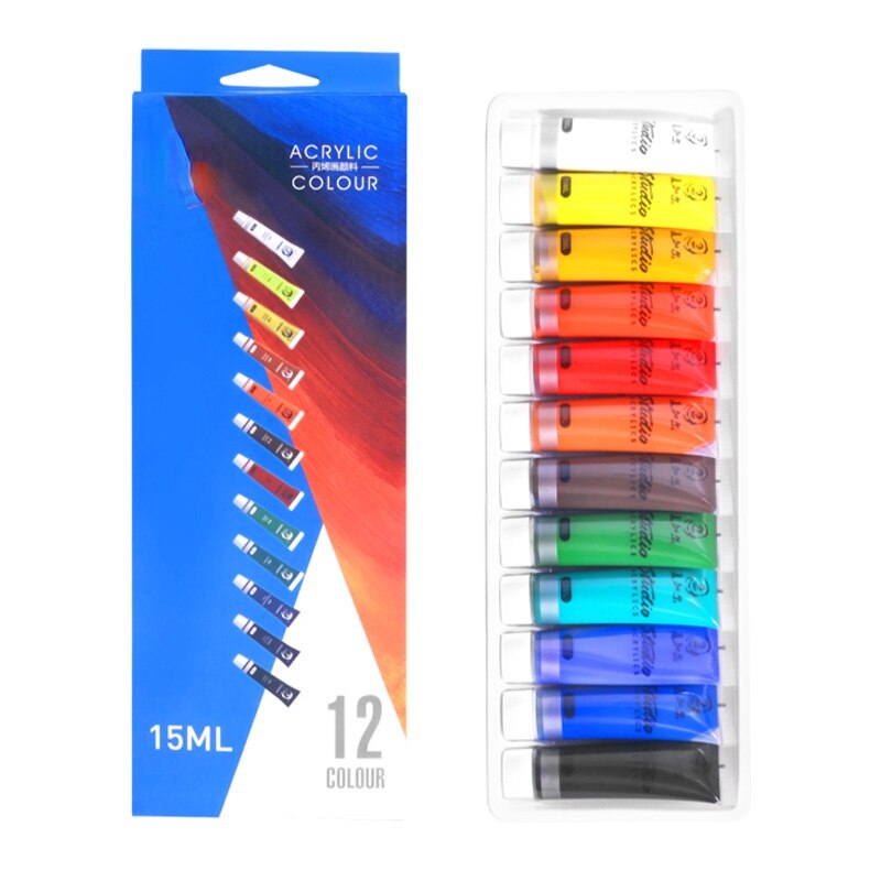 Brand Hand-painted 12 Colors 24 Colors 15ml Mural ... – Grandado