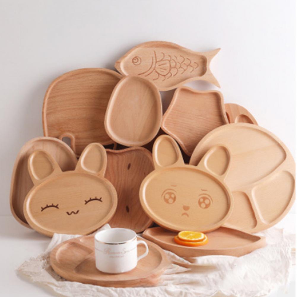 Sales Dinner Plate Multi-use Solid Wood Kitchen Di... – Vicedeal