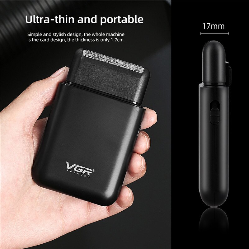 Ultra-thin Mini Men's Electric Shaver Beard Tr... – Vicedeal