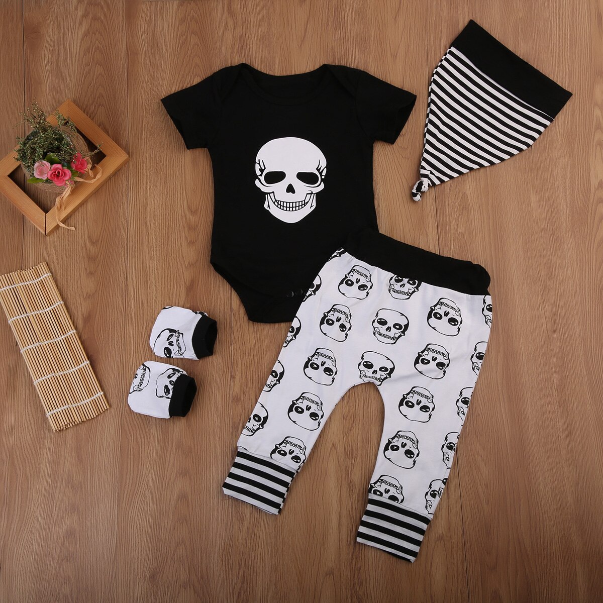 0M-18M 4pcs Set Boy Clothes Baby Boys Outfits Clot... – Vicedeal