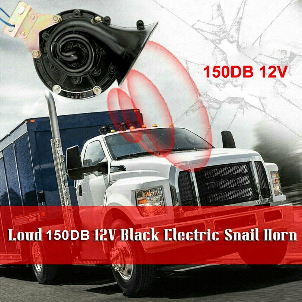 150dB Loud Air Electric Snail Single Horn Fit for ... – Grandado
