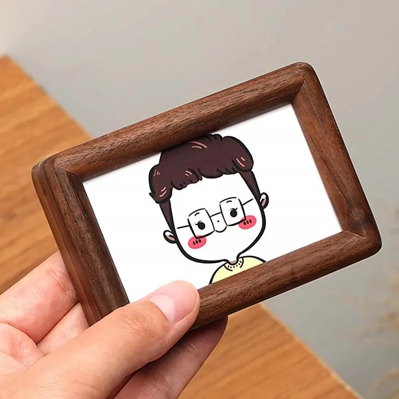 Mini Solid Wood Photo Frame Modern Simple Children... – Grandado
