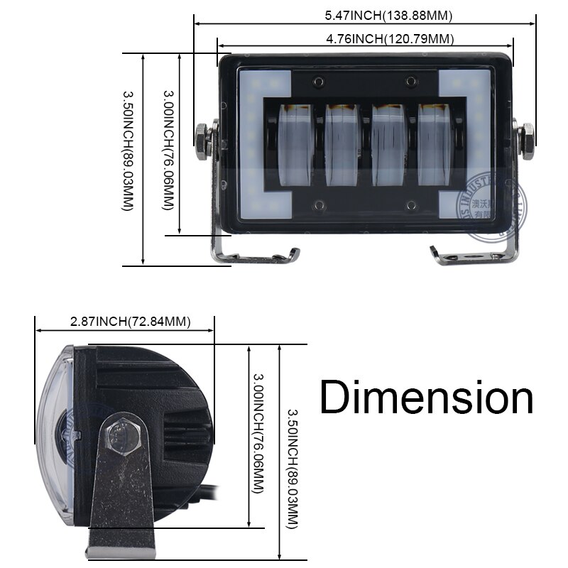 12V 24V Drl Led Spotlight Voor Atv Suv Truck Graaf... – Grandado