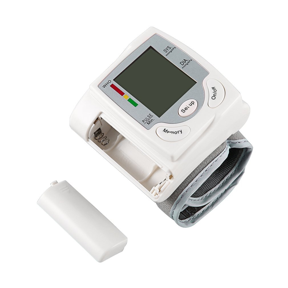 Automatic Wrist Blood Pressure Monitor Digital Dis... – Grandado