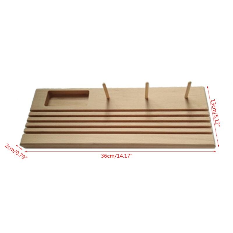 Wooden Quilting Patchwork Ruler Rack with Space Re... – Grandado