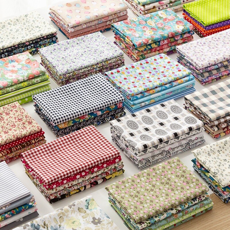 Cotton Printed Shredded Fabric Combination DIY Han... – Vicedeal