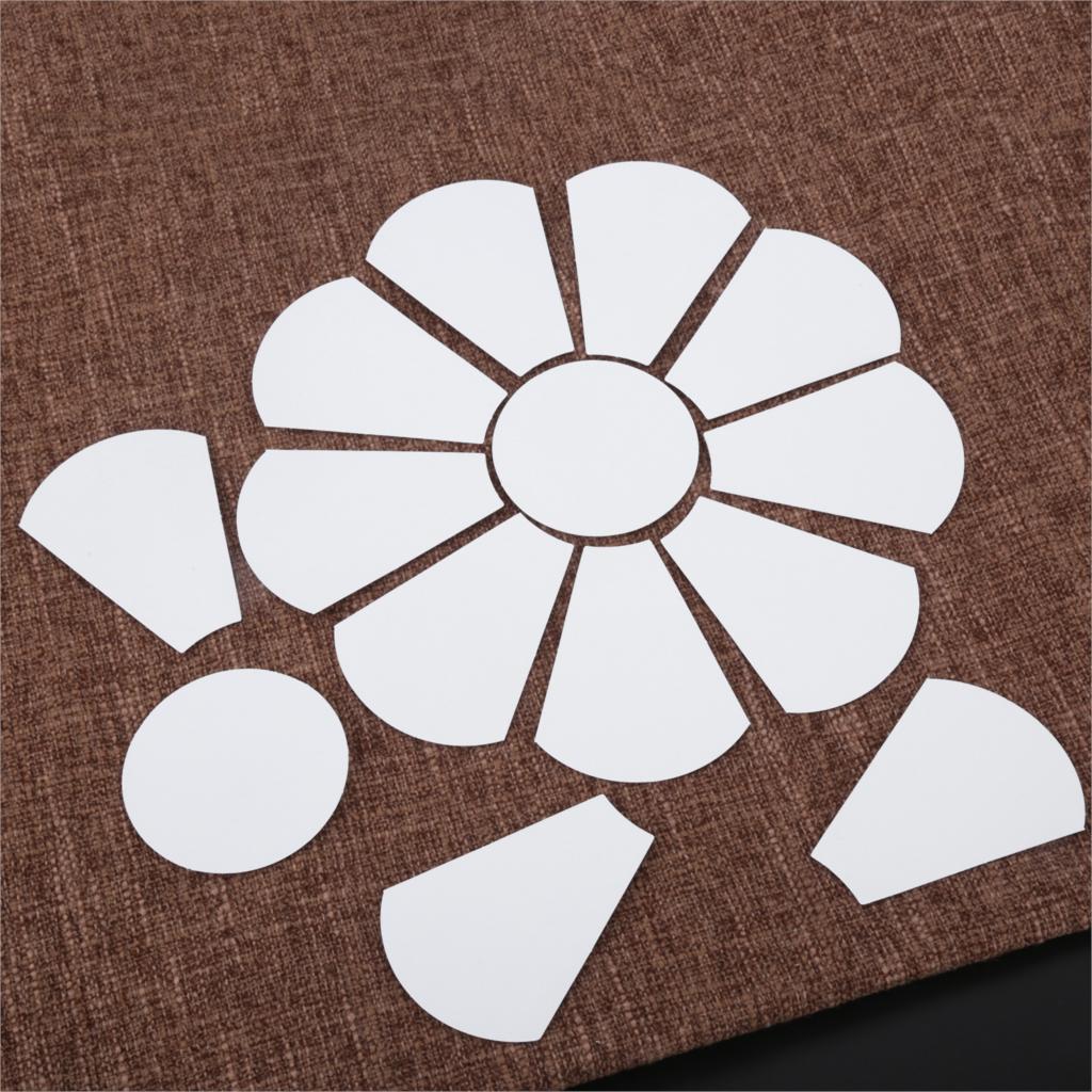 40Pcs Flower Paper Quilting Templates Patchwork Te... – Grandado