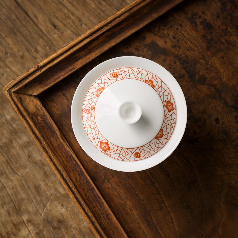 Hand painted Chinese traditional pattern covered b... – Grandado