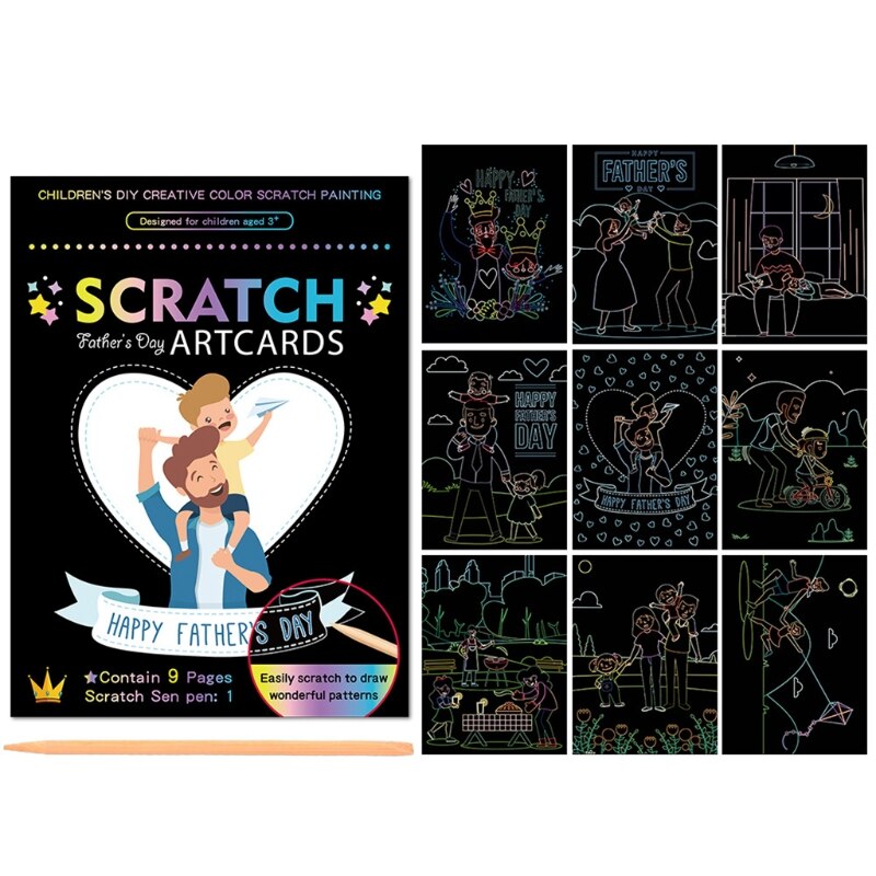 9pcs DIY Reusable Color Cards for Early Children&... – Grandado