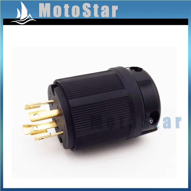 30A L14-30P 4 Prong 125/250V Gas Benzin Generator ... – Vicedeal