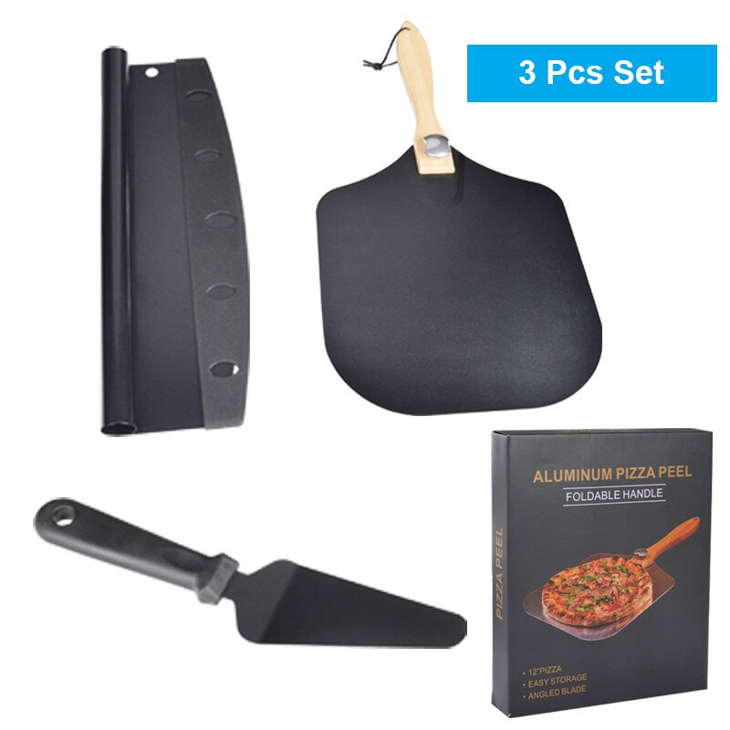 SHANGPEIXUAN 12 Inch Pizza Peel Aluminum Pizza Sho... – Grandado