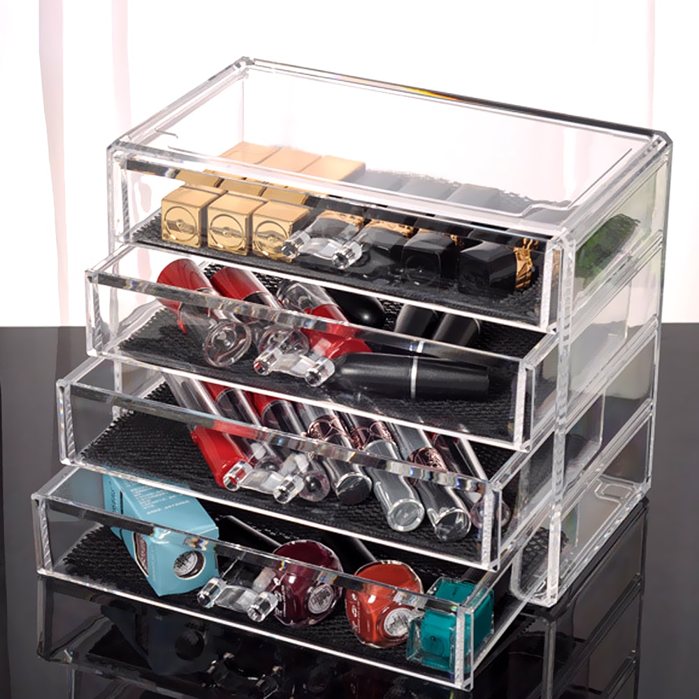 Transparent acrylic multi-layer drawer cosmetic st... – Grandado