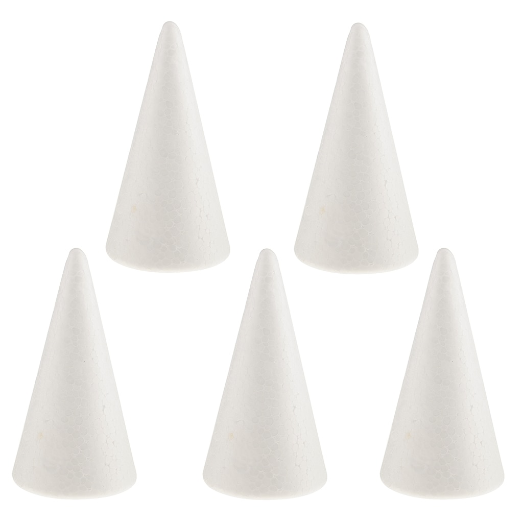 5/10pcs Cone Shape DIY Christmas Tree Styrofoam Fo... – Grandado