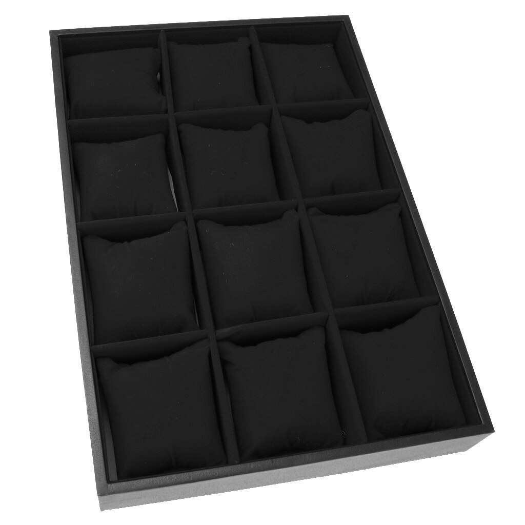 12 Slot Watch Collection Box Display Case Organize... – Grandado