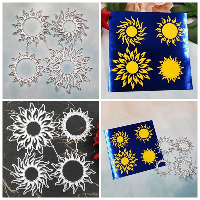 Sun Metal Cutting Dies Stencil DIY Scrapbooking Al... – Grandado