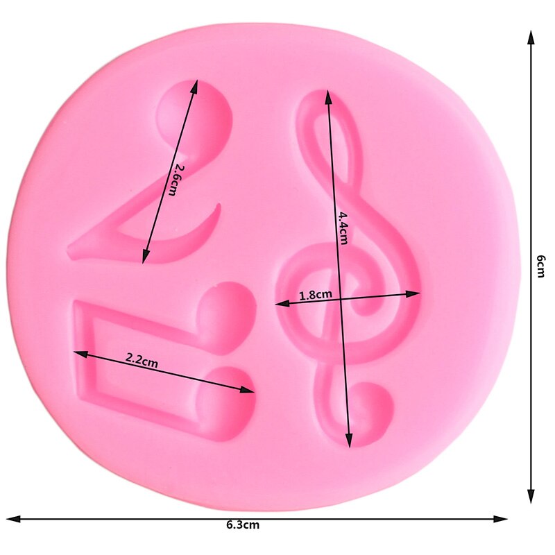 Music Note Silicone Molds Cake Decorating Fondant ... – Vicedeal
