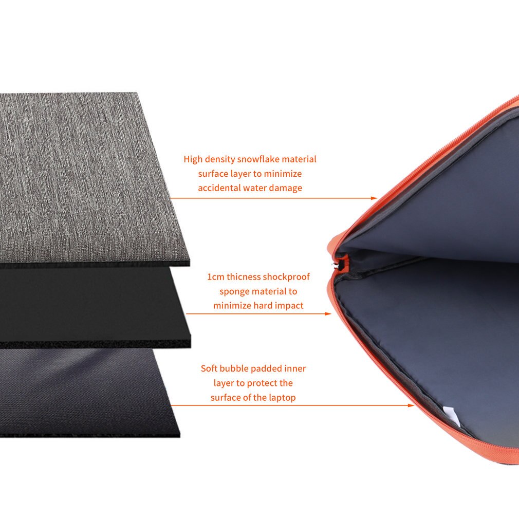 OUTAD 15 Inch Waterproof Laptop Case Bag Organizer... – Grandado