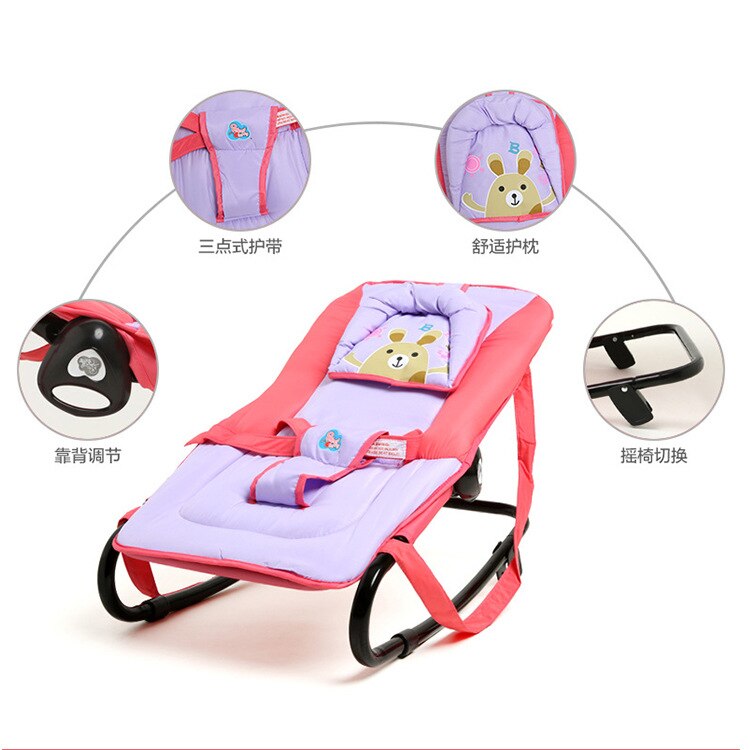 Baby rocking chair recliner soothing chair baby cr... – Vicedeal