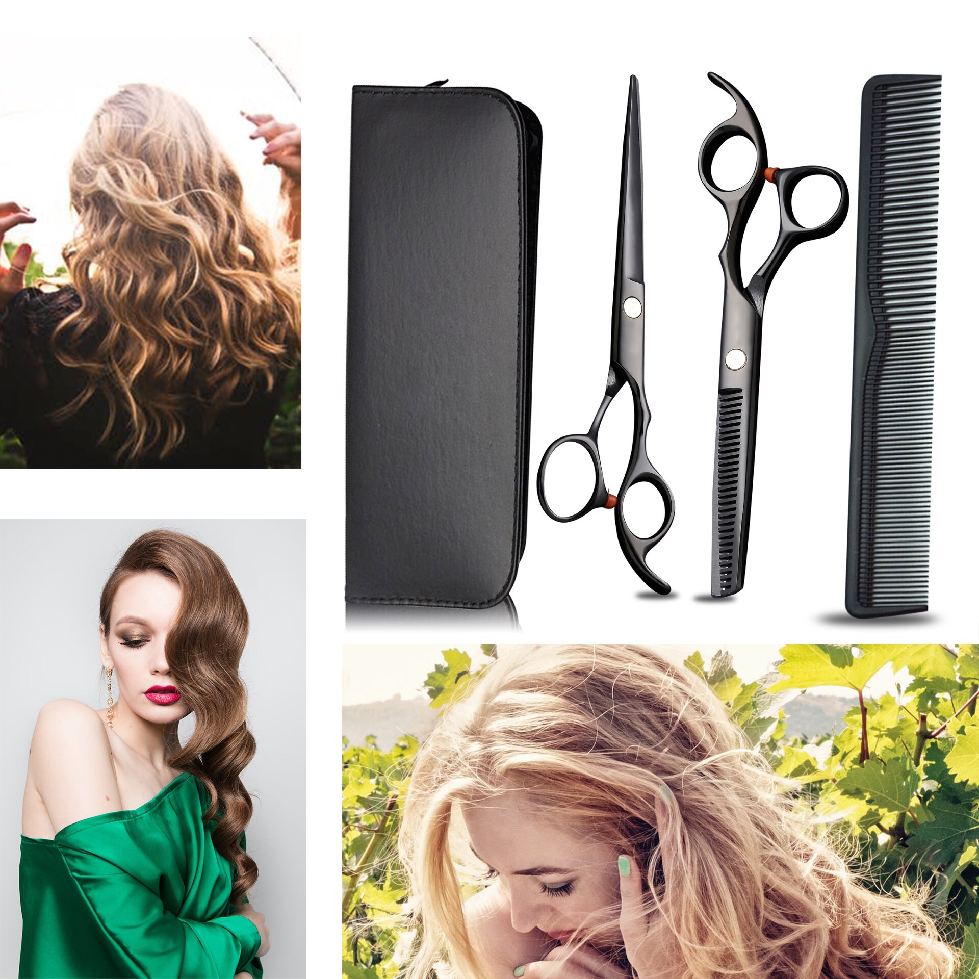 Profissional Kappers Schaar Haar Knippen Schaar Se... – LovingPrices