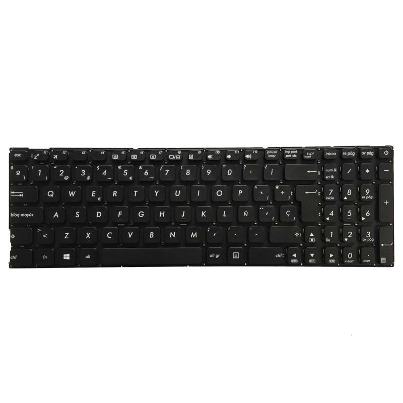 Spaans Laptop Toetsenbord Voor Asus X541 X541U X54... – Vicedeal