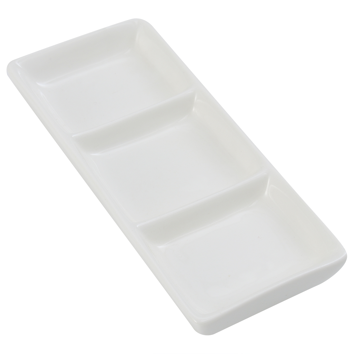 Spice Dish Ceramic 3-Compartment for Divided Sauce... – Grandado