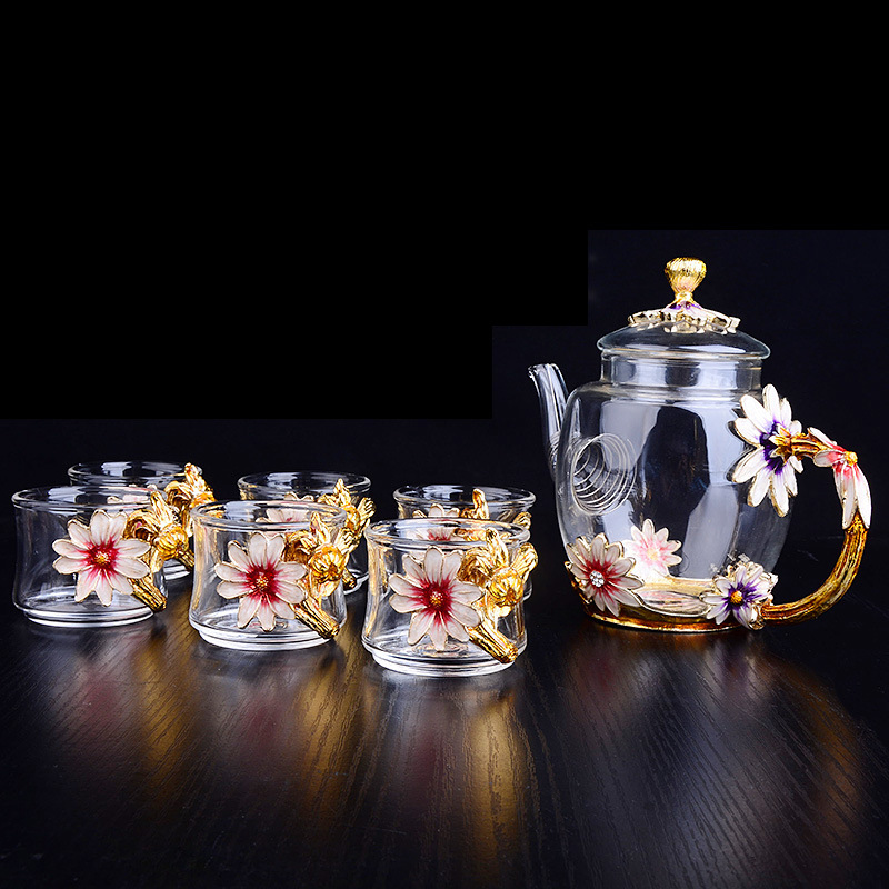 Enamel tea cup teapot set master cup personal cup ... – Grandado