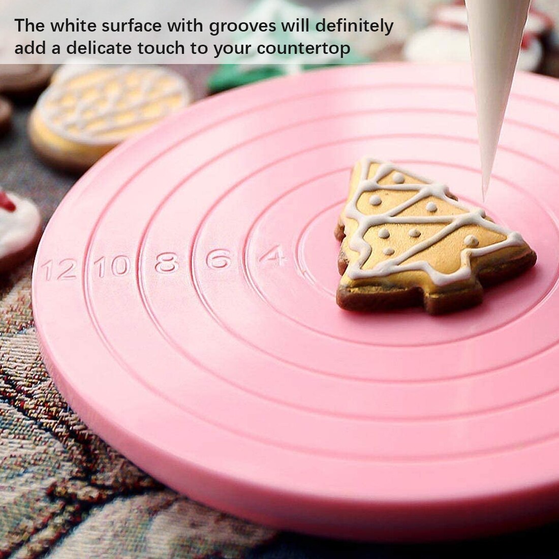 11 Inch Cake Draaitafel Roterende Anti-Slip Ronde ... – Grandado