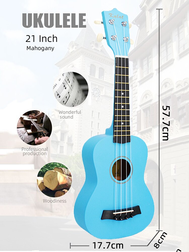 21 Inch Ukelele Sopraan Beginner Ukulele Gitaar Uk... – Vicedeal