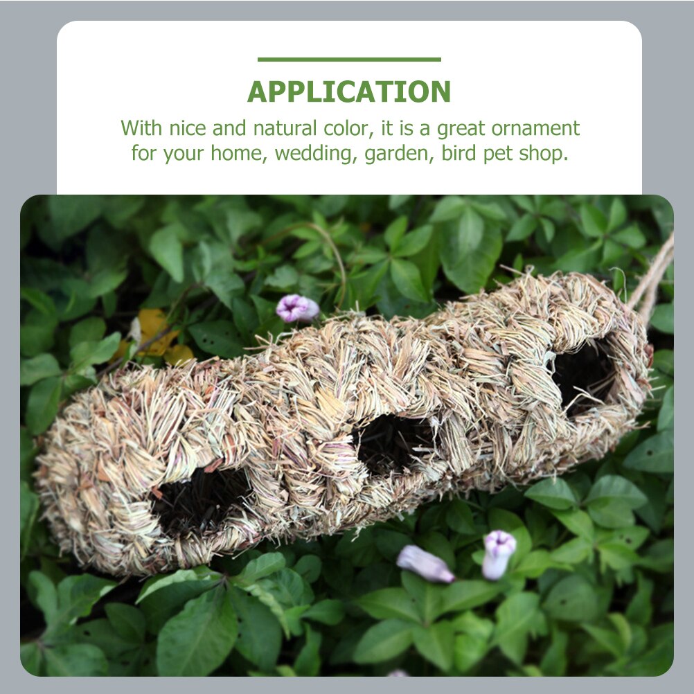 2 Pcs Bird Rest Nests Hand-woven Birds Nests Garde... – Vicedeal