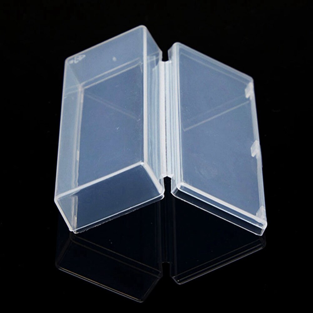 8 Sizes Small Square Clear Plastic Storage Box Jew... – Grandado